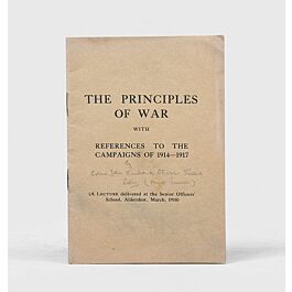 The Principles of War.,FULLER, J. F. C.,1918