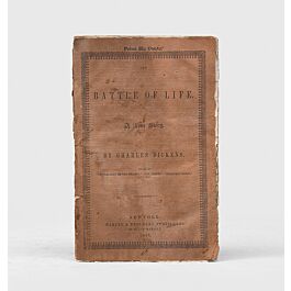 The Battle of Life.,DICKENS, Charles.,1846,The bibliographer's copy