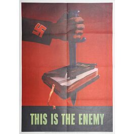 This is the Enemy.,WORLD WAR II PROPAGANDA.,1943,"Deliver us from evil"