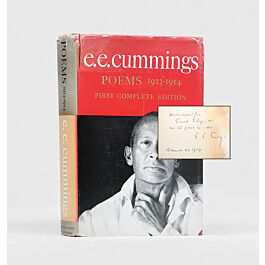 Poems 1923-1954.,CUMMINGS, E. E.,1954,His first collected poems