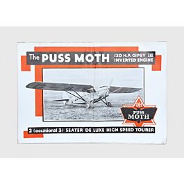 The Puss Moth. 120 H.P. Gipsy III Inverted Engine.,DE HAVILLAND.,1930