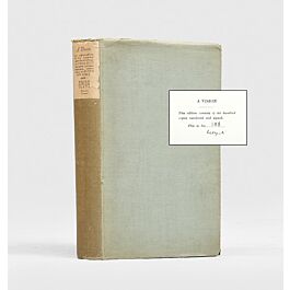 A Vision.,YEATS, W. B.,1925,Yeat's mystical theories explained