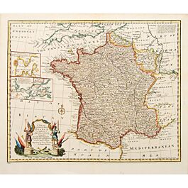 A New and Accurate Map of France with its Acquisitions.,BOWEN, Emanuel ...
