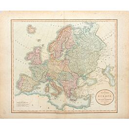 A NEW MAP OF EUROPE FROM THE LATEST AUTHORITIES.,CARY, John.,1811