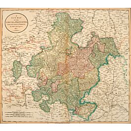 A NEW MAP OF THE CIRCLE OF FRANCONIA, FROM THE LATEST AUTHORITIES.,CARY ...