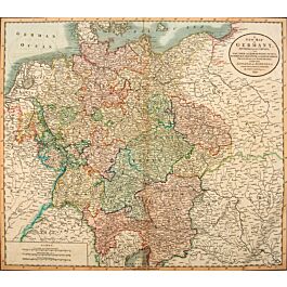 A NEW MAP OF GERMANY.,CARY, John.,1811