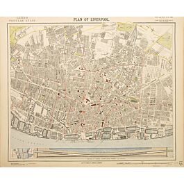 Plan of Liverpool,1884
