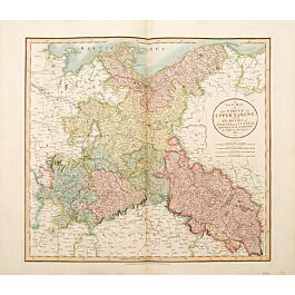 A New Map of the Circle of Upper Saxony; with The Duchy of Silesia and ...