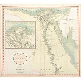 A New Map of Egypt,,CARY, John.,[1805]