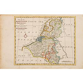 A map of the Seven United Provinces:,BOWEN, Thomas.,[c.1778]